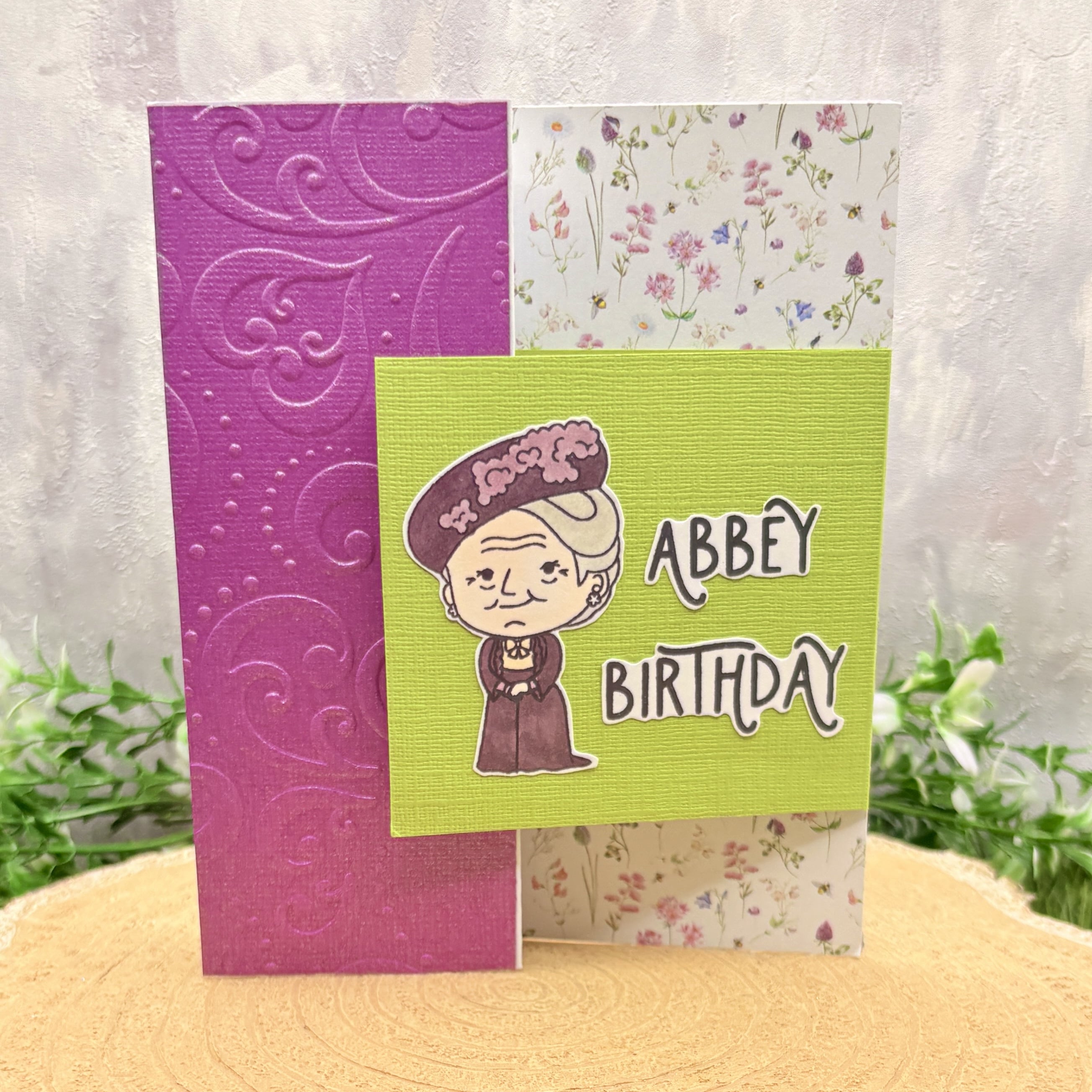 Abbey Birthday Verse Character Birthday Card – Craftacular Creations